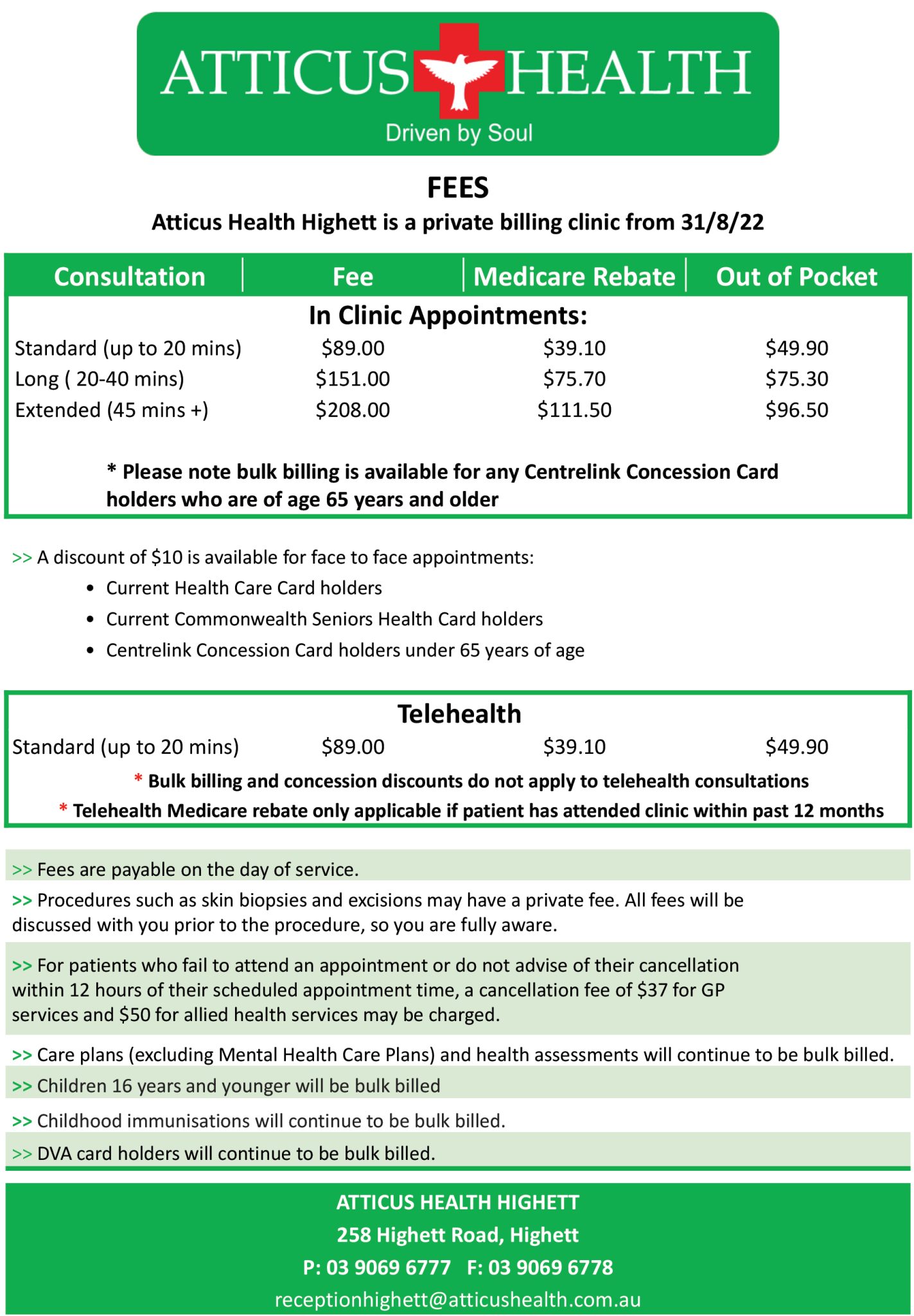 Atticus Health Highett GP Clinic