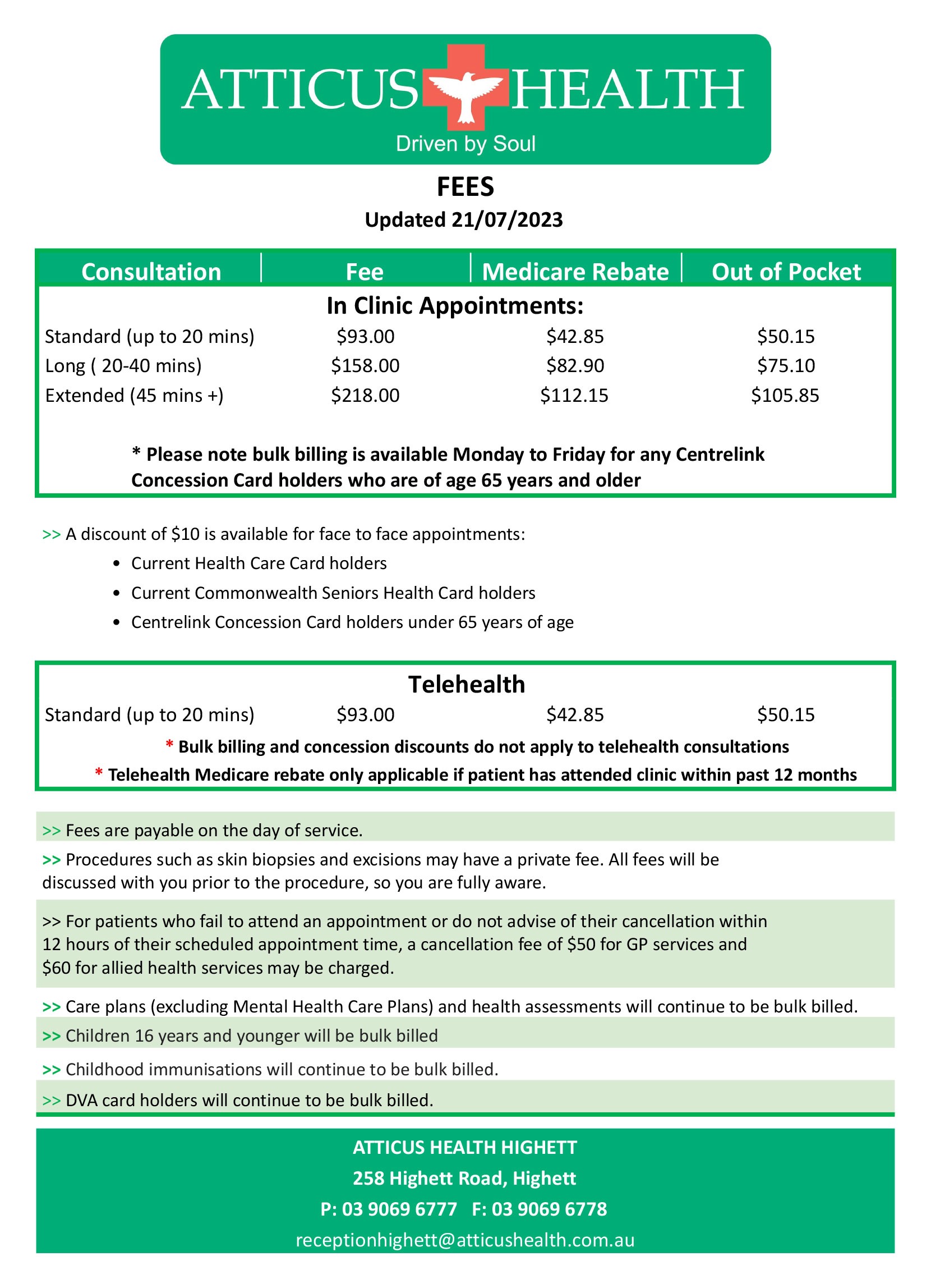 Atticus Health Highett GP Clinic